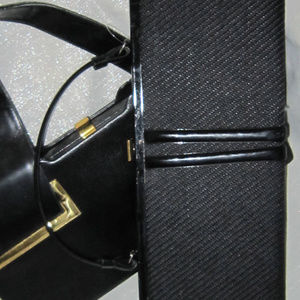 Vintage | Bags | Vintage 6s Fabric Patent Leather 6 Bag Purse | Poshmark